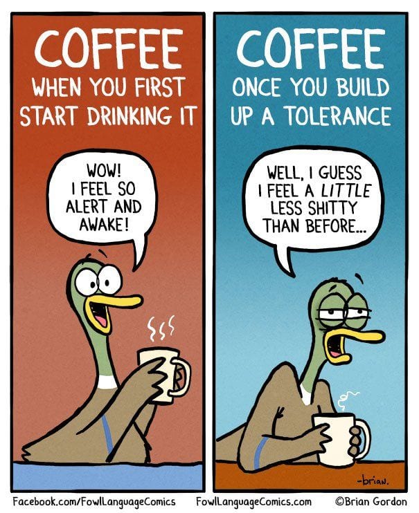 Relatable Duck On Coffee • Enchanted Little World