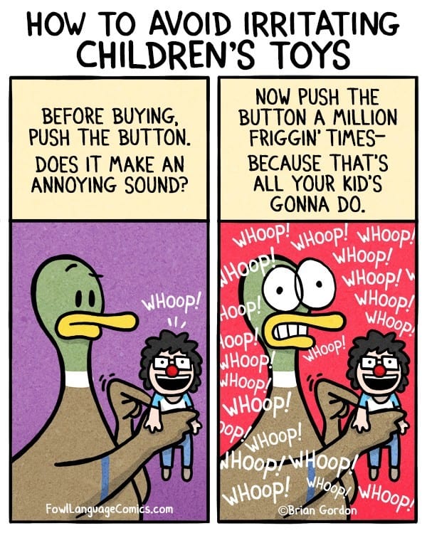 Relatable Duck on Toys (Funny Comics) - Enchanted Little World