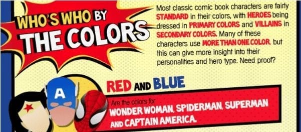 The Colors Of Comic Books • Enchanted Little World