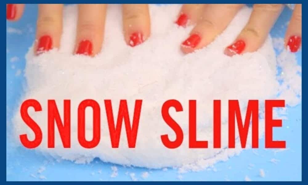 How To Make Snow Slime • Enchanted Little World
