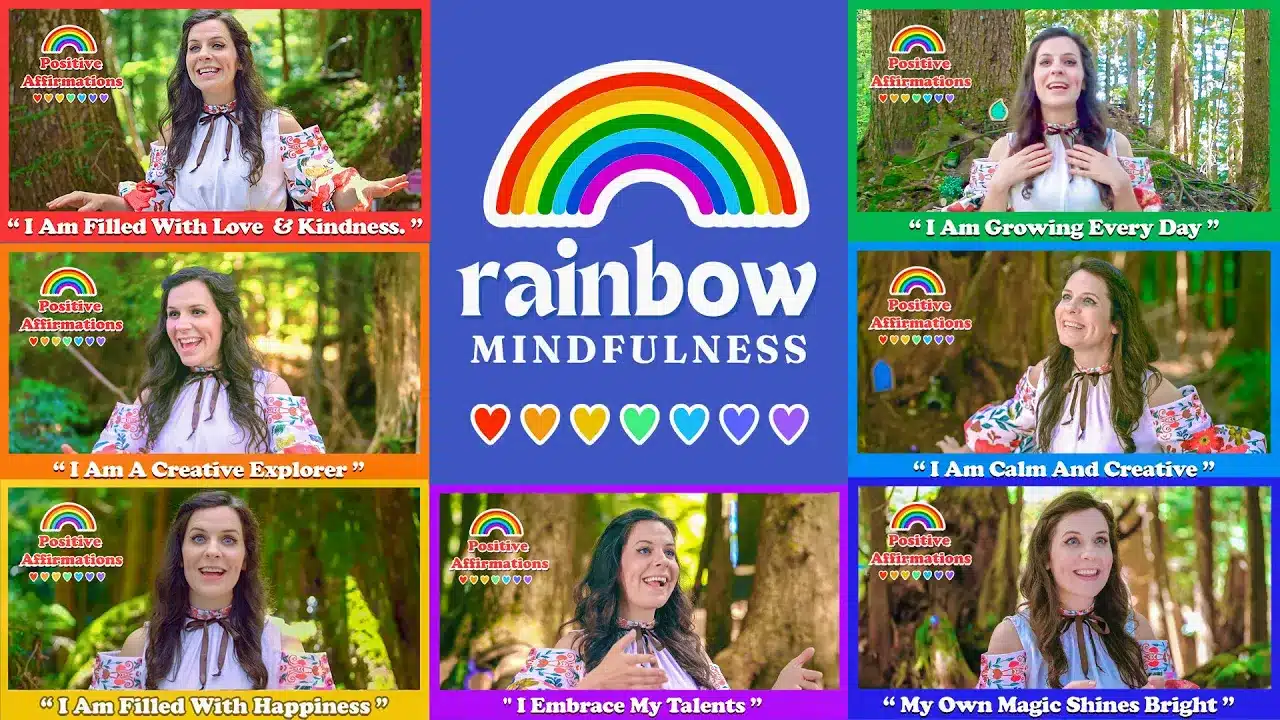 Rainbow Mindfulness For Kids • Enchanted Little World