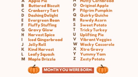 Free Printable Thanksgiving Name Generator • Enchanted Little World