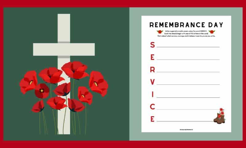 Free Remembrance Day & Poppy Day Printables • Enchanted Little World