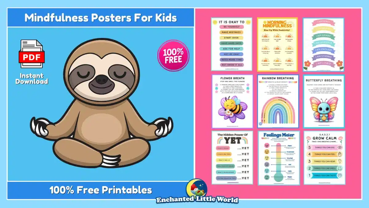 Mindfulness Printables & SEL Resources • Enchanted Little World